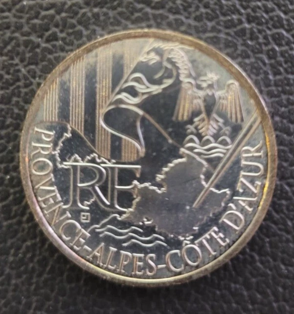 PIÈCE ARGENT DE 10 euros des régions 2010 Provence Alpes Cote d'Azur EUR 12,99 - PicClick FR